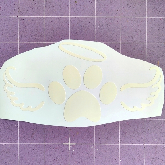 Dog | Personalized Loss Of Dog Paw Print With Angle Wings And Halo ...